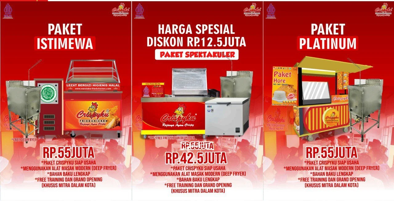 Mengenal Franchise Crispyku Fried Chicken, Franchise Terpercaya Dengan ...