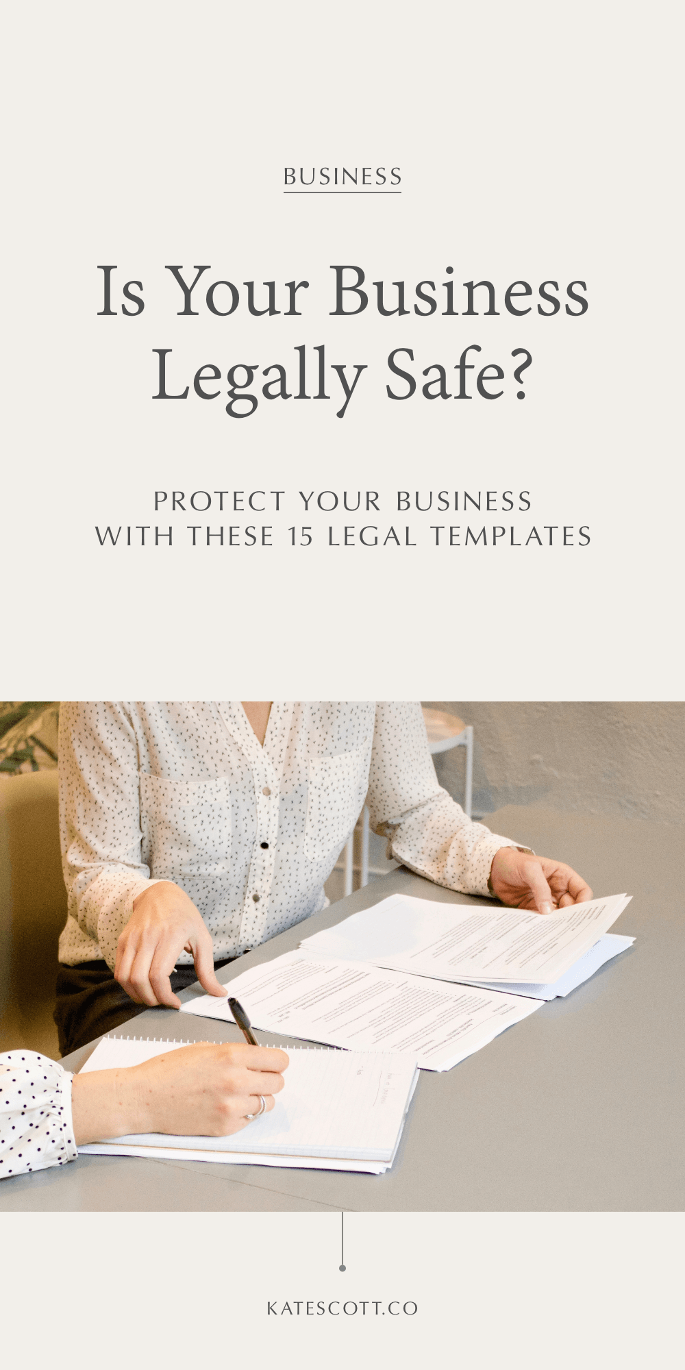 15 Legal Templates You Need to Run Your Business — Kate Scott