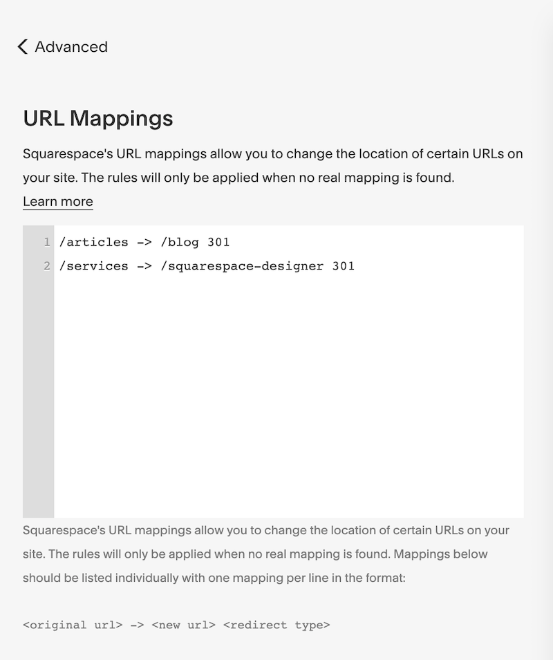 How to Redirect a URL in Squarespace — Kate Scott