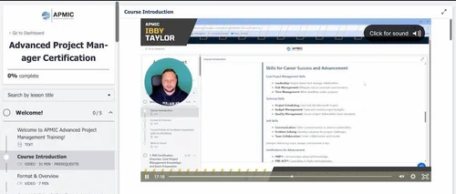 APMIC Project Management Certification I PMI ATP PMP Training
