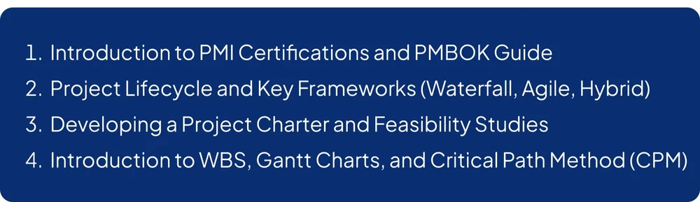 APMIC Project Management Certification I PMI ATP PMP Training