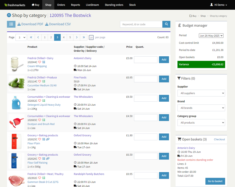 About Us — Freshmarkets Procurement Software