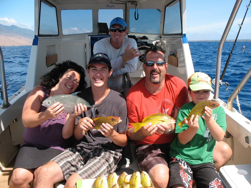 Shared Bottom Fishing Charter — Private Fishing & Snorkel Charters on Maui