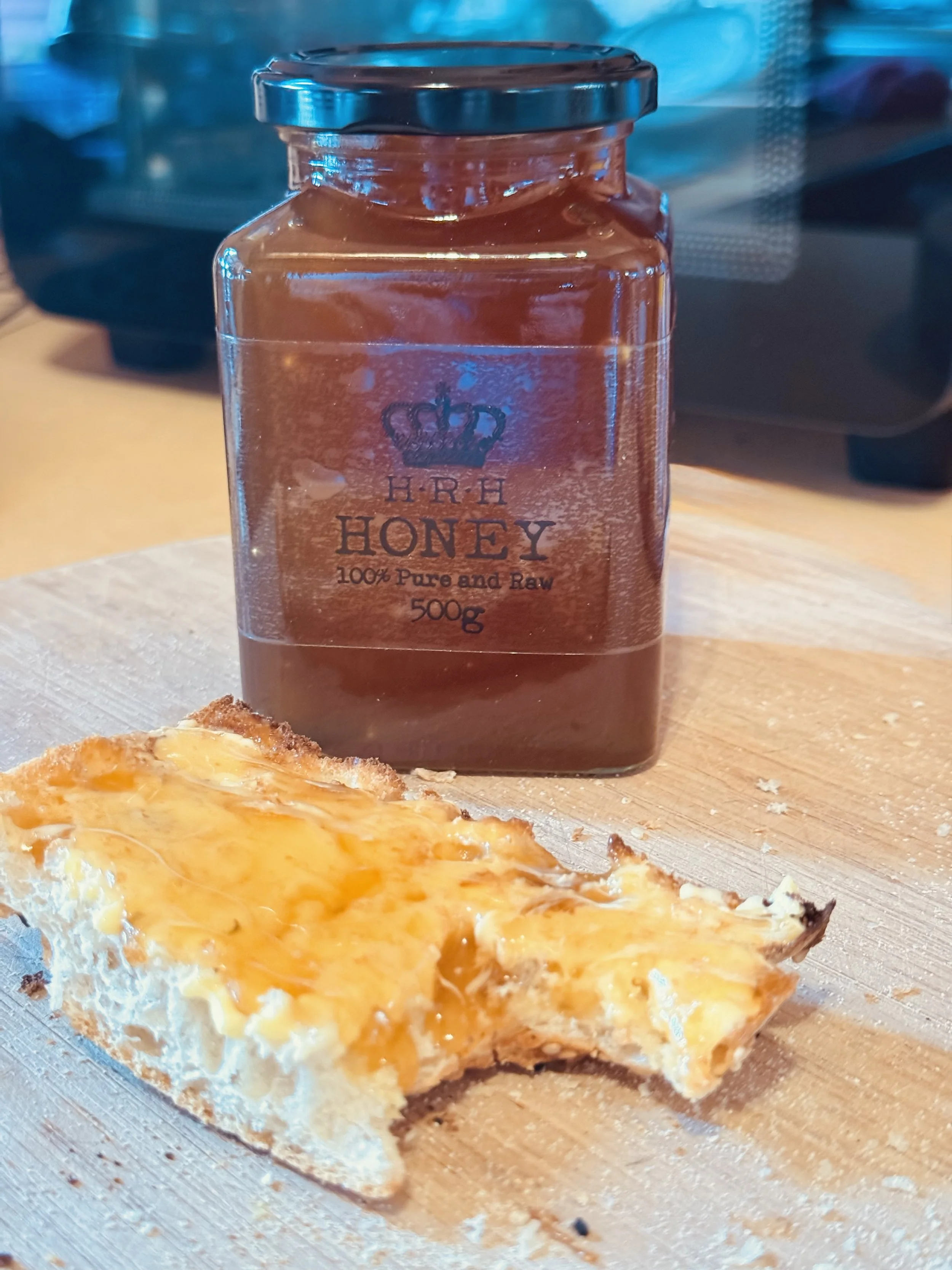 Pure Raw Honey - 1kg jar — From Little Acorns Flower Farm