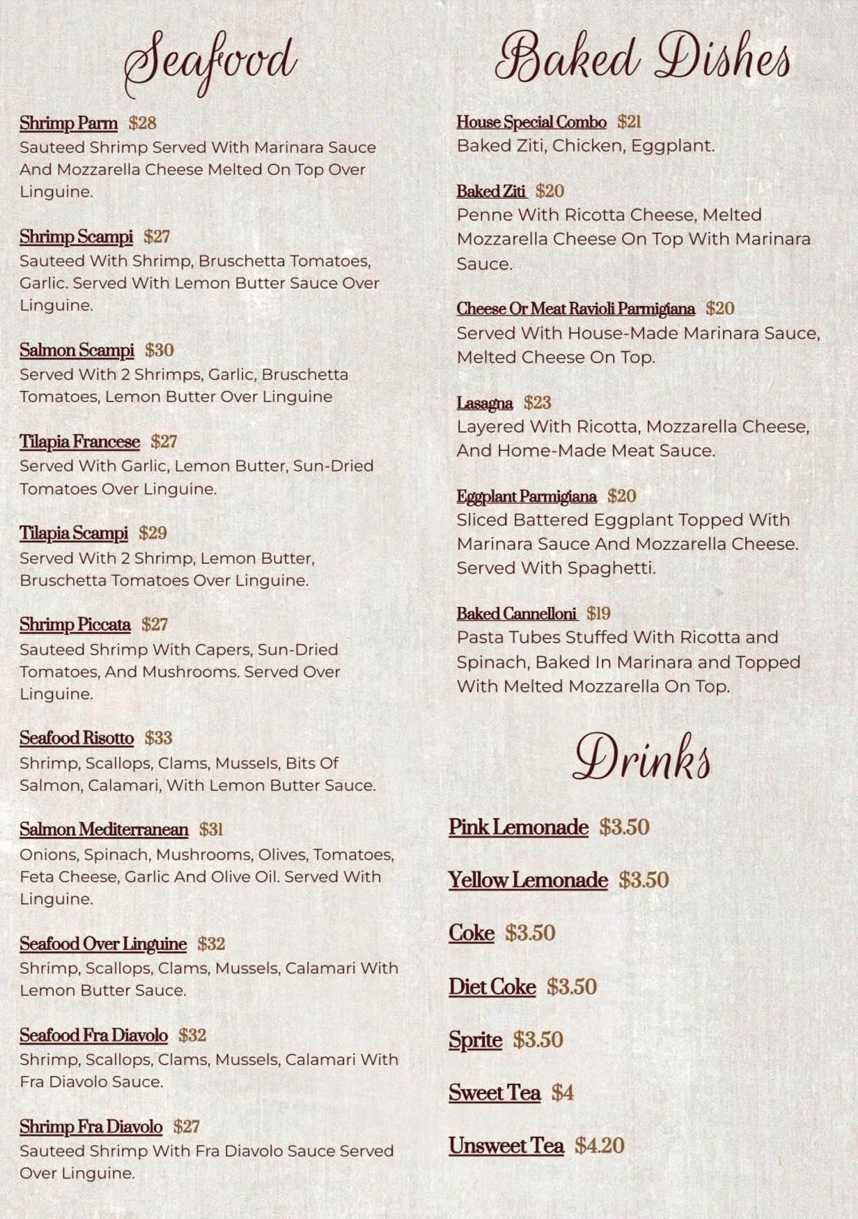 House Italian Cuisine