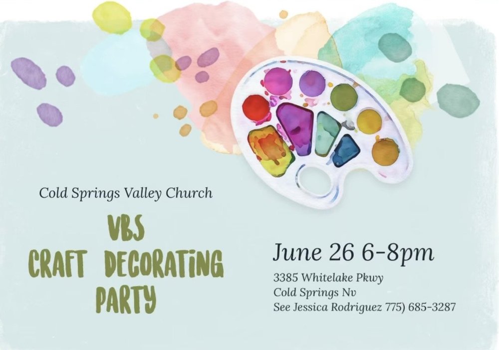 Church Events — Cold Springs Valley Church - Reno & Lovelock