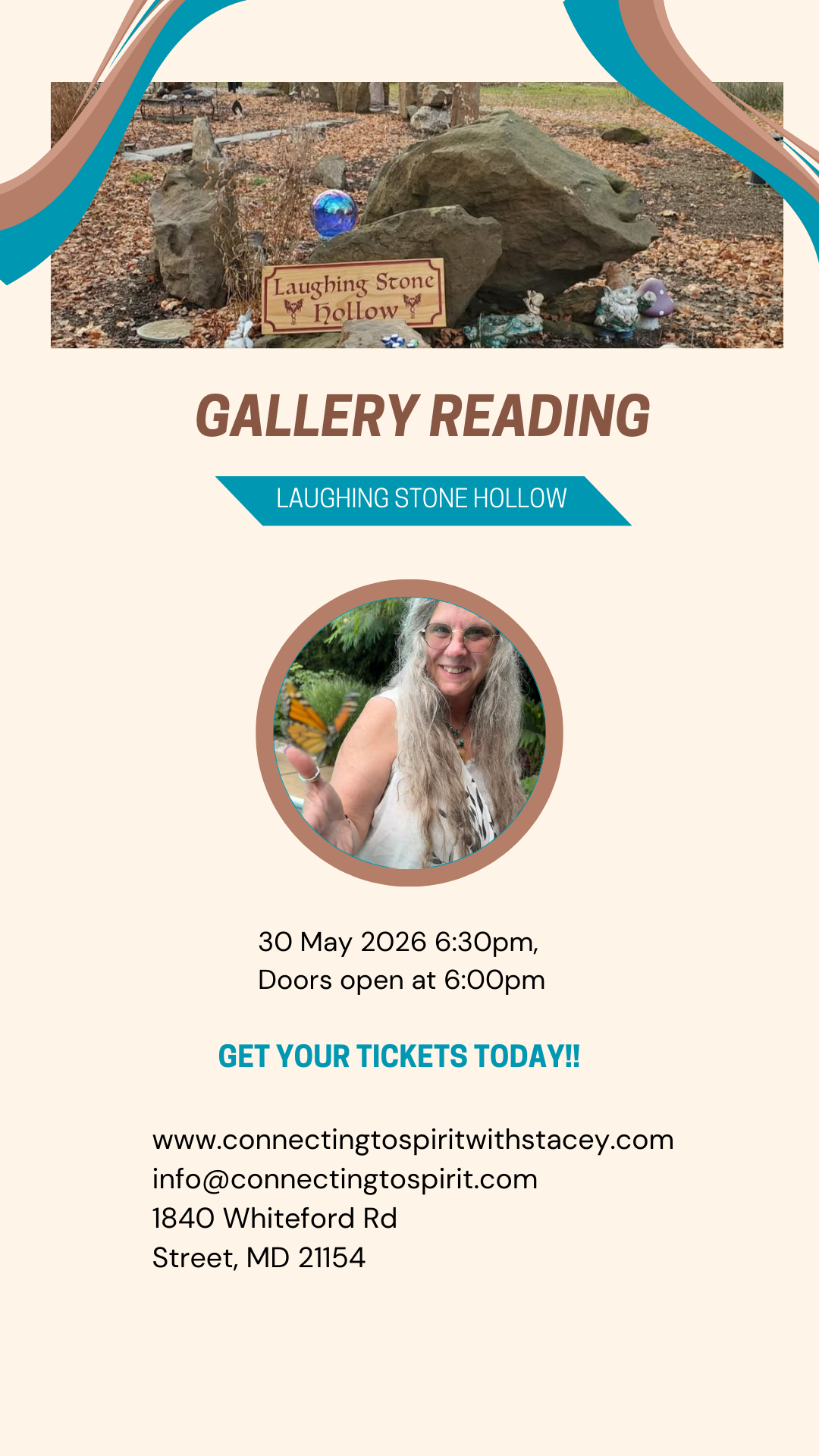 May 30, 2026 Gallery Reading at Laughing Stone Hollow — Connecting To ...
