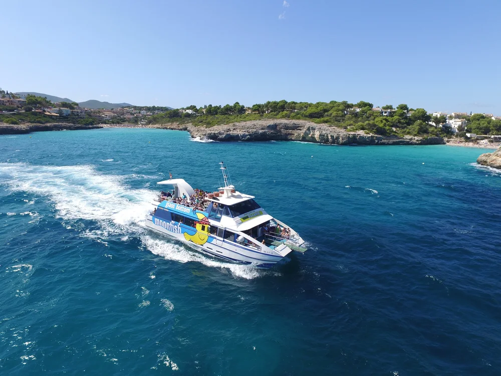Moonfish Glass Bottom Catamaran, Mallorca | Glass Bottom Boat Trips ...