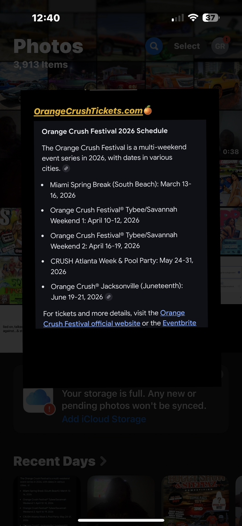 Orange Crush Tybee” • “Tybee Island Spring Break Festival” • “Orange ...