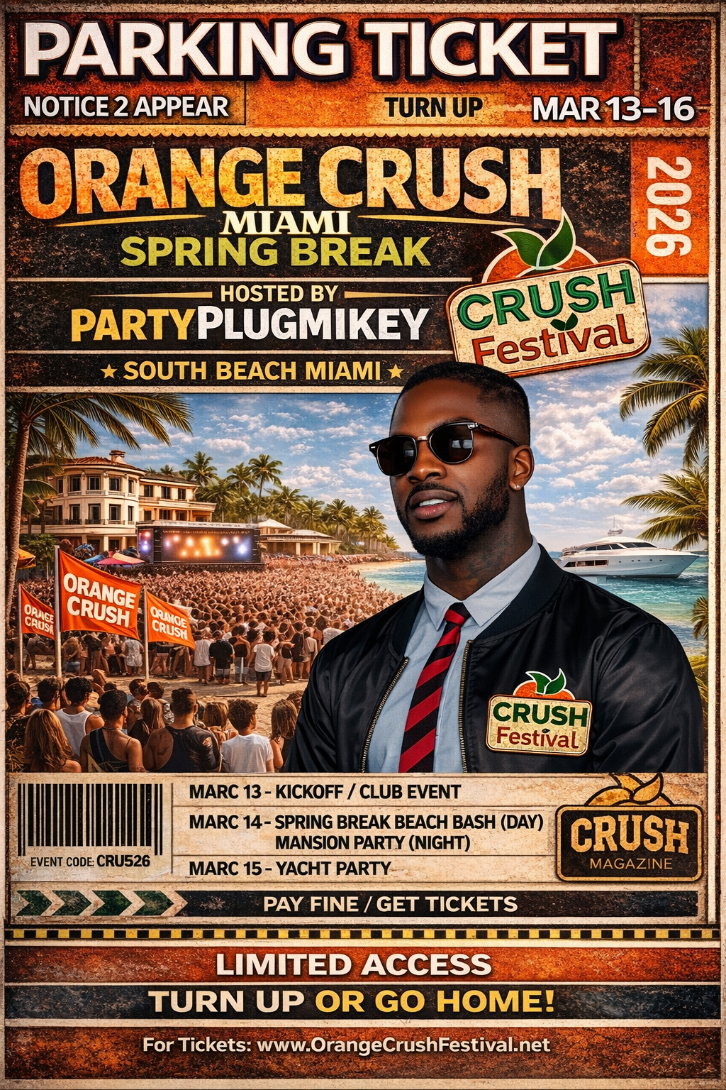 Orange Crush Tybee” • “Tybee Island Spring Break Festival” • “Orange ...