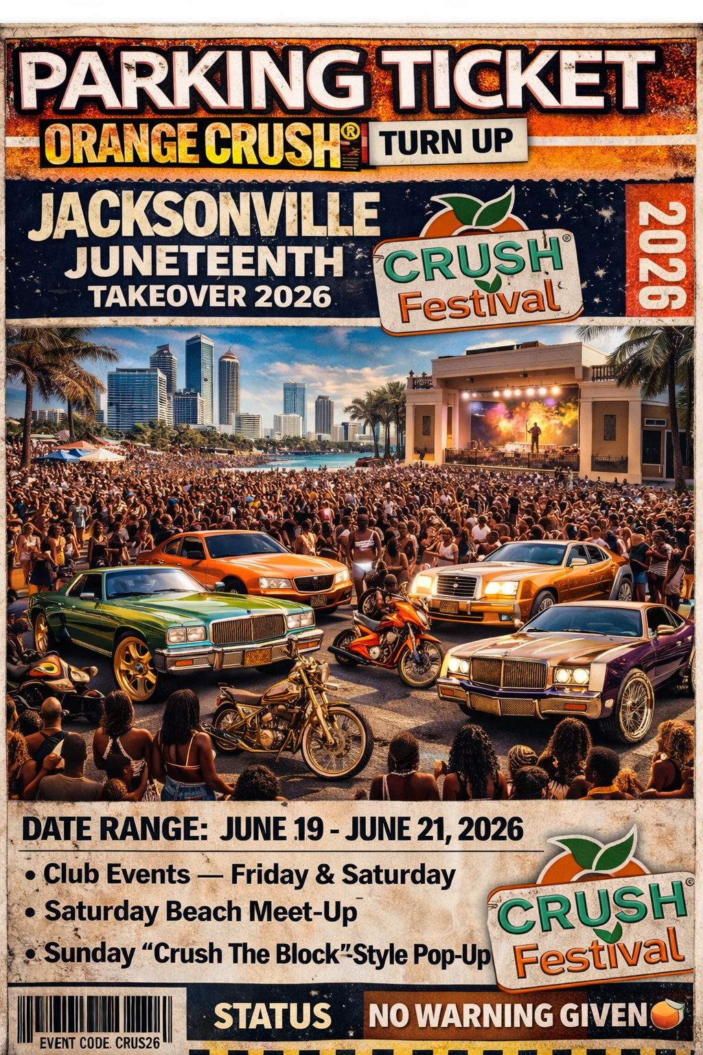 Orange Crush Tybee” • “Tybee Island Spring Break Festival” • “Orange ...