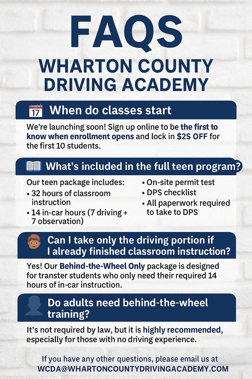 faqs-wharton-county-driving-academy