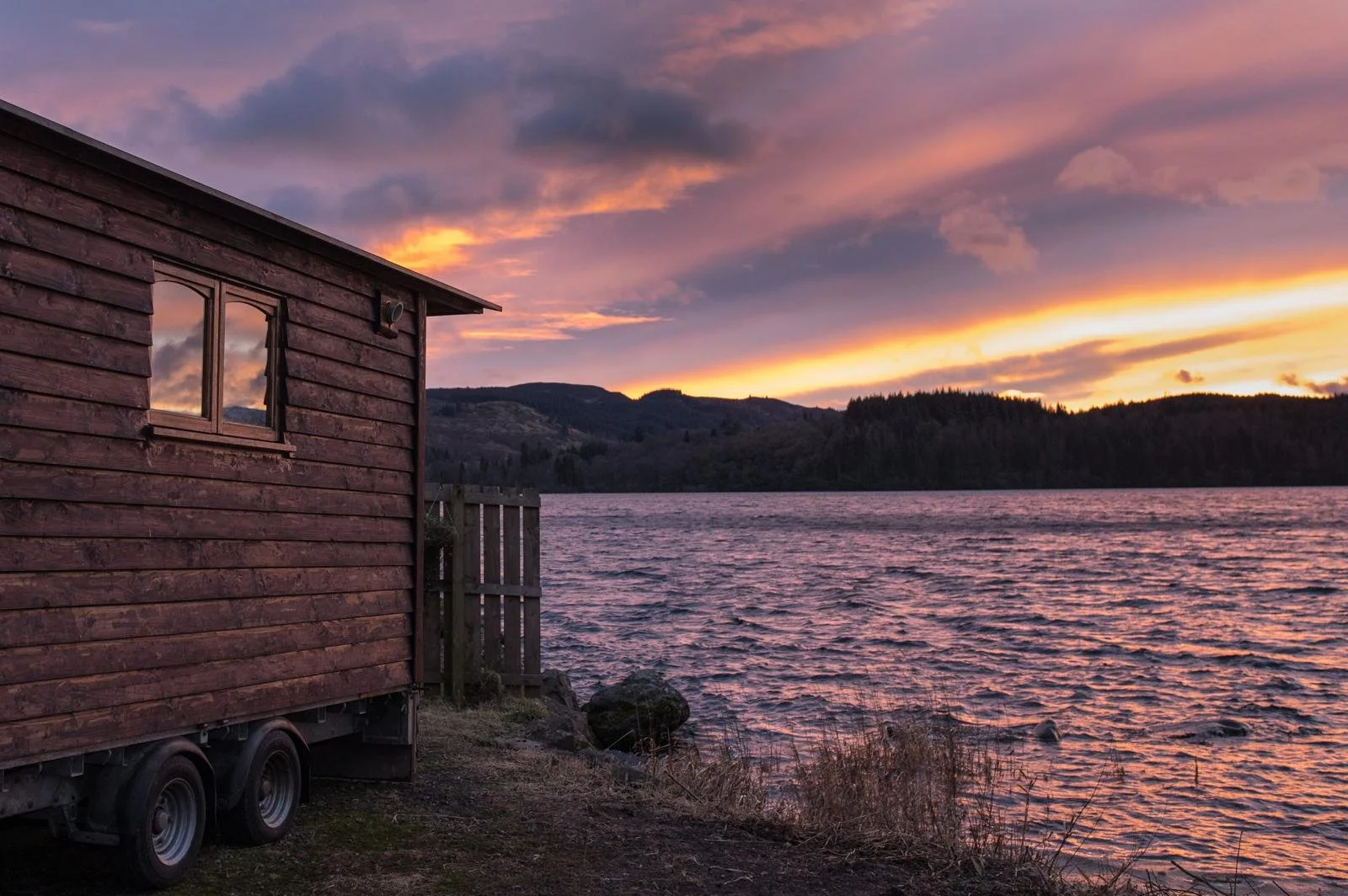 Wild Sauna and Cold Plunge with a Breathtaking View — Venachar Lochside