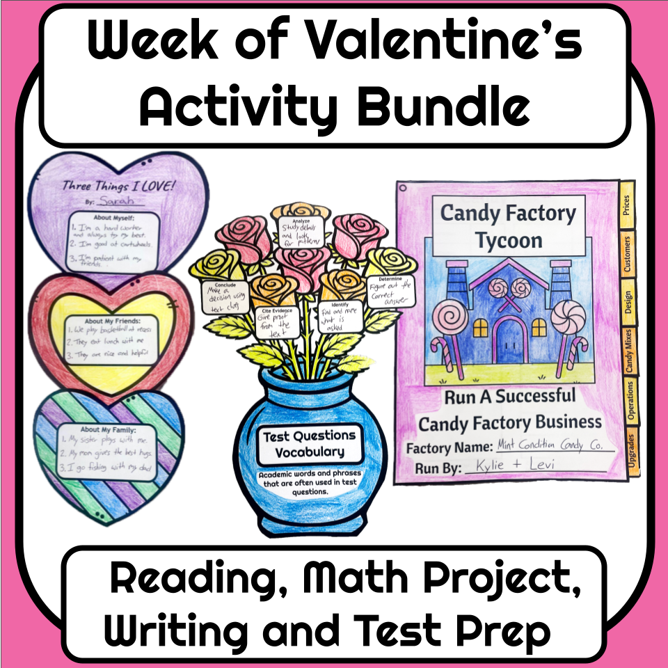 How I Teach - Week of Valentine’s Day Activities - ELA, Math, SEL, Test ...