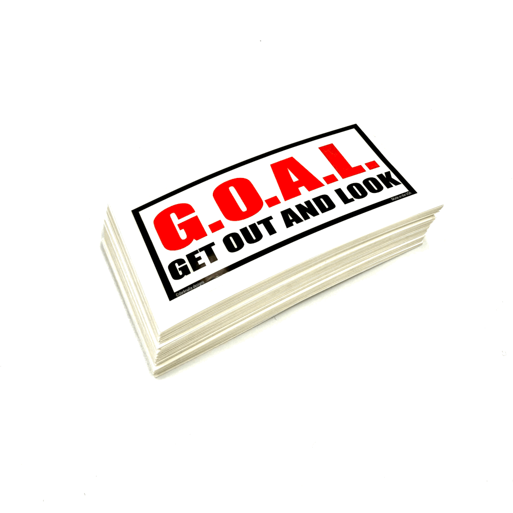 Shop the Best GOAL Safety Stickers – Get Out and Look Decals for Trucks ...