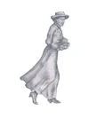 A statue of Edith Dircksey Cowan OBE (1861-1932)