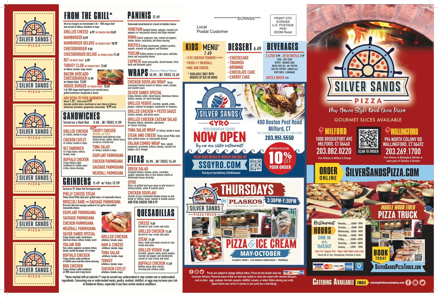 Pizza Milford CT | Dine In, Pizza Delivery & Take Out — Silver Sands Pizza