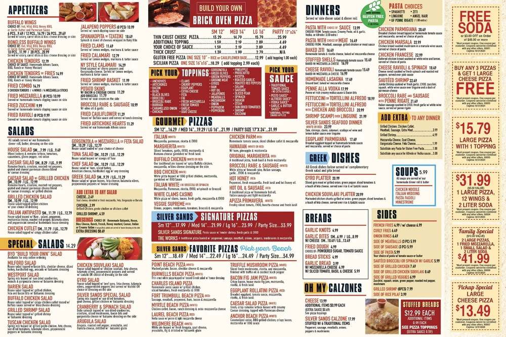 Pizza Wallingford CT | Dine In, Pizza Delivery & Take Out — Silver ...
