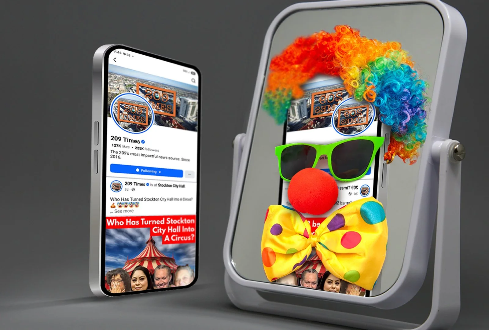 209 Times Solves Identity of City Hall Clown Show After Brave ...