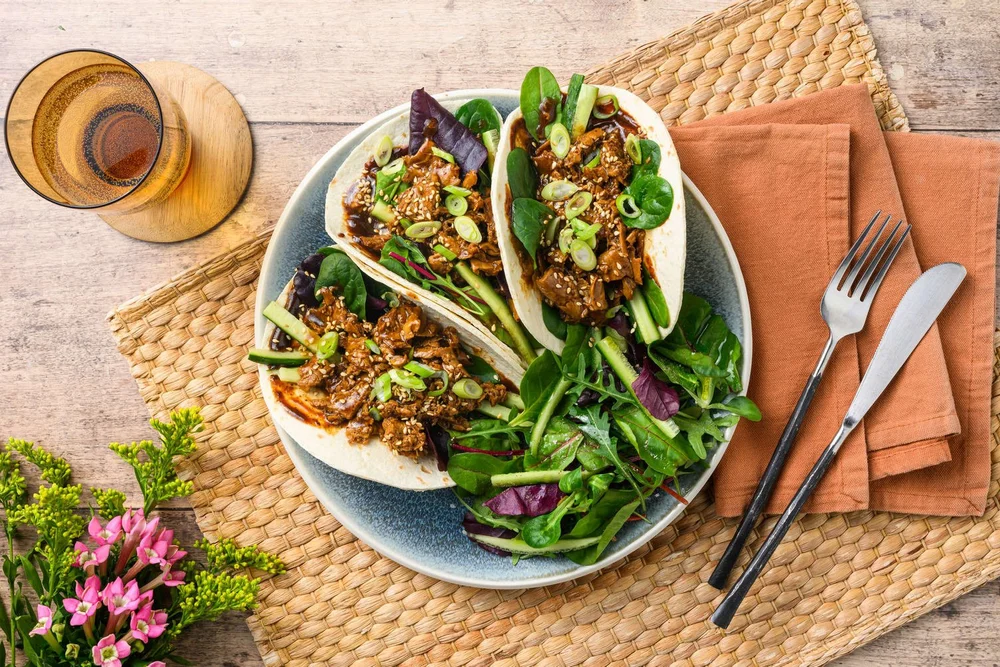 Shredded Hoisin Shiitake Pancakes | Fable Food — Fable Food Co