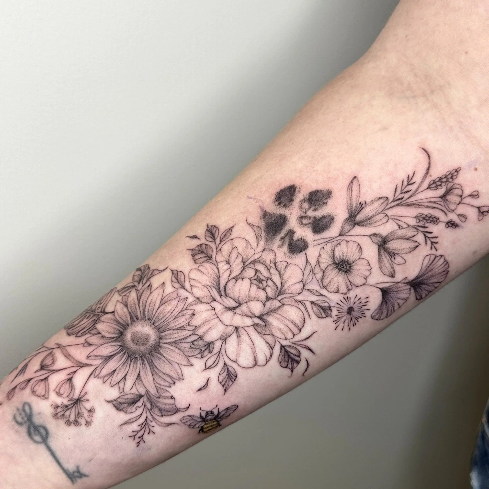 Dainty Garden Ink - Fine Line Tattoo Studio Christchurch