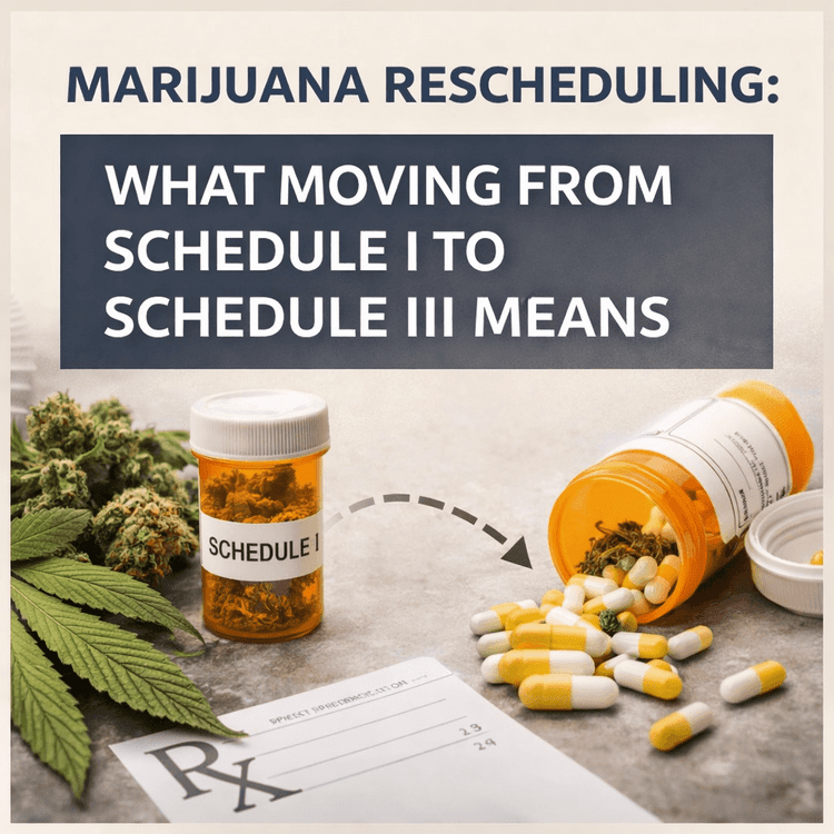 Marijuana Rescheduling Explained: Schedule I to III — The West Firm, PLLC