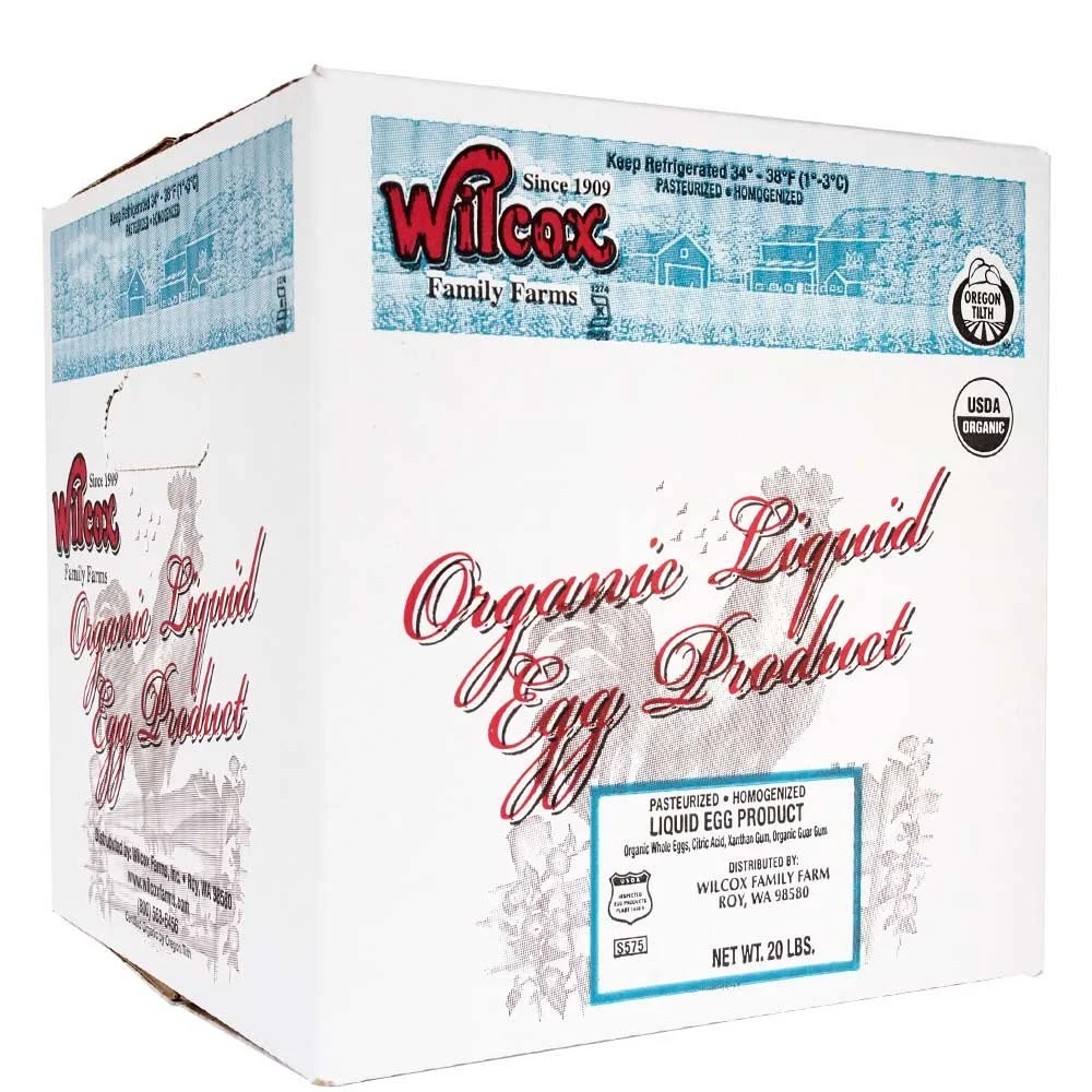 Organic Liquid Whole Egg Clean Label — Wilcox Family Farms | Since 1909