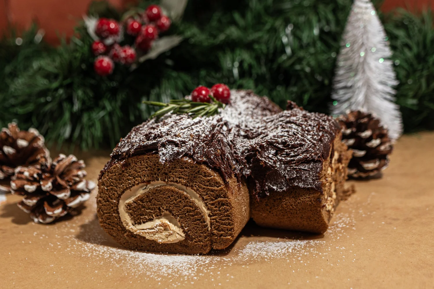 Free Yule Log Recipe & Cooking Video — Homemade Cooking