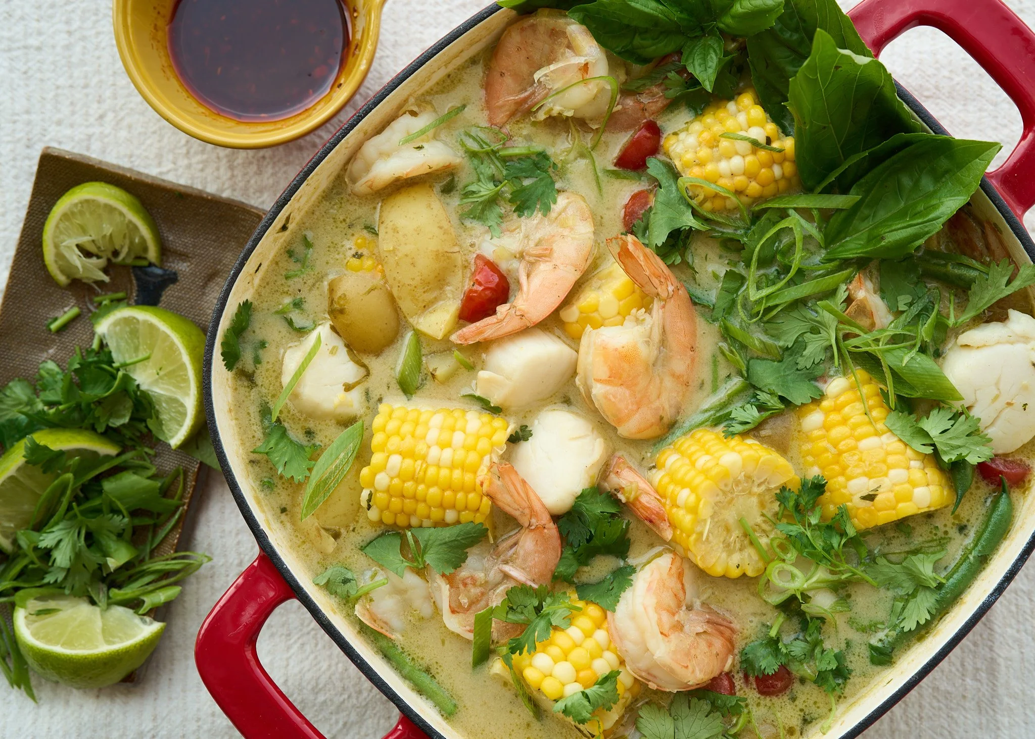 Green Curry Seafood Boil — Homemade Cooking