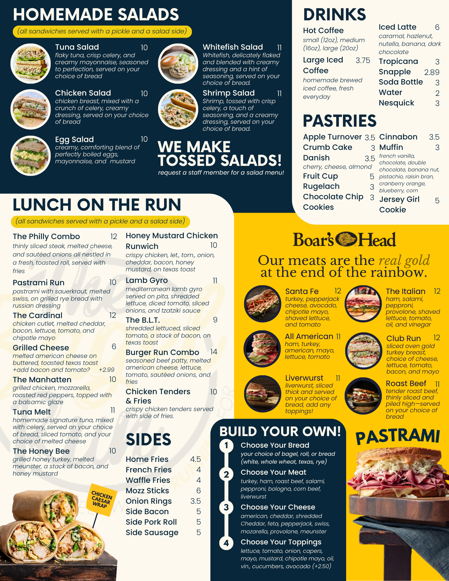 MENU — Bagel Run Jackson | Bagels, Breakfast & Cafe