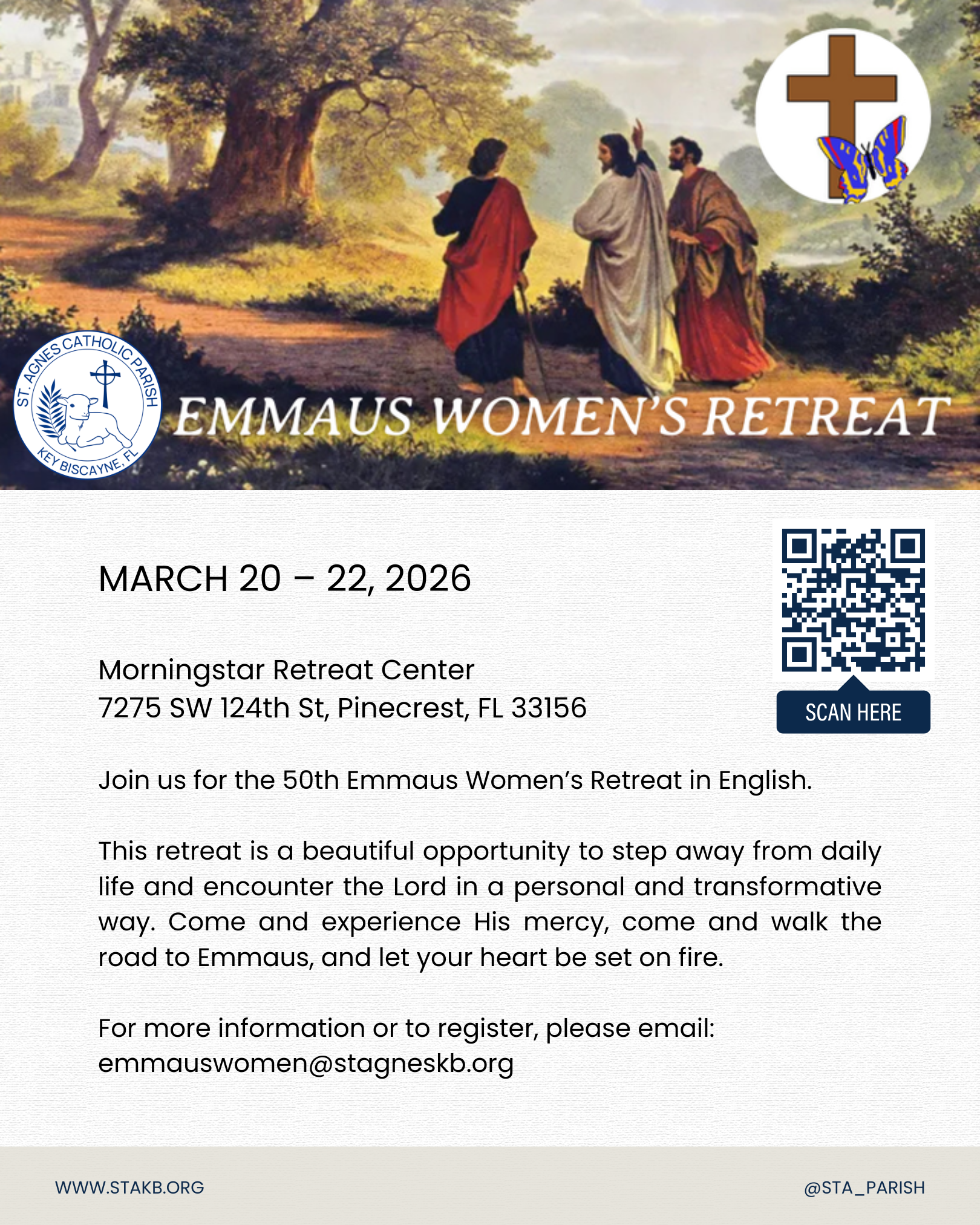 Emmaus Women’s Retreat #50 — St. Agnes Catholic Parish