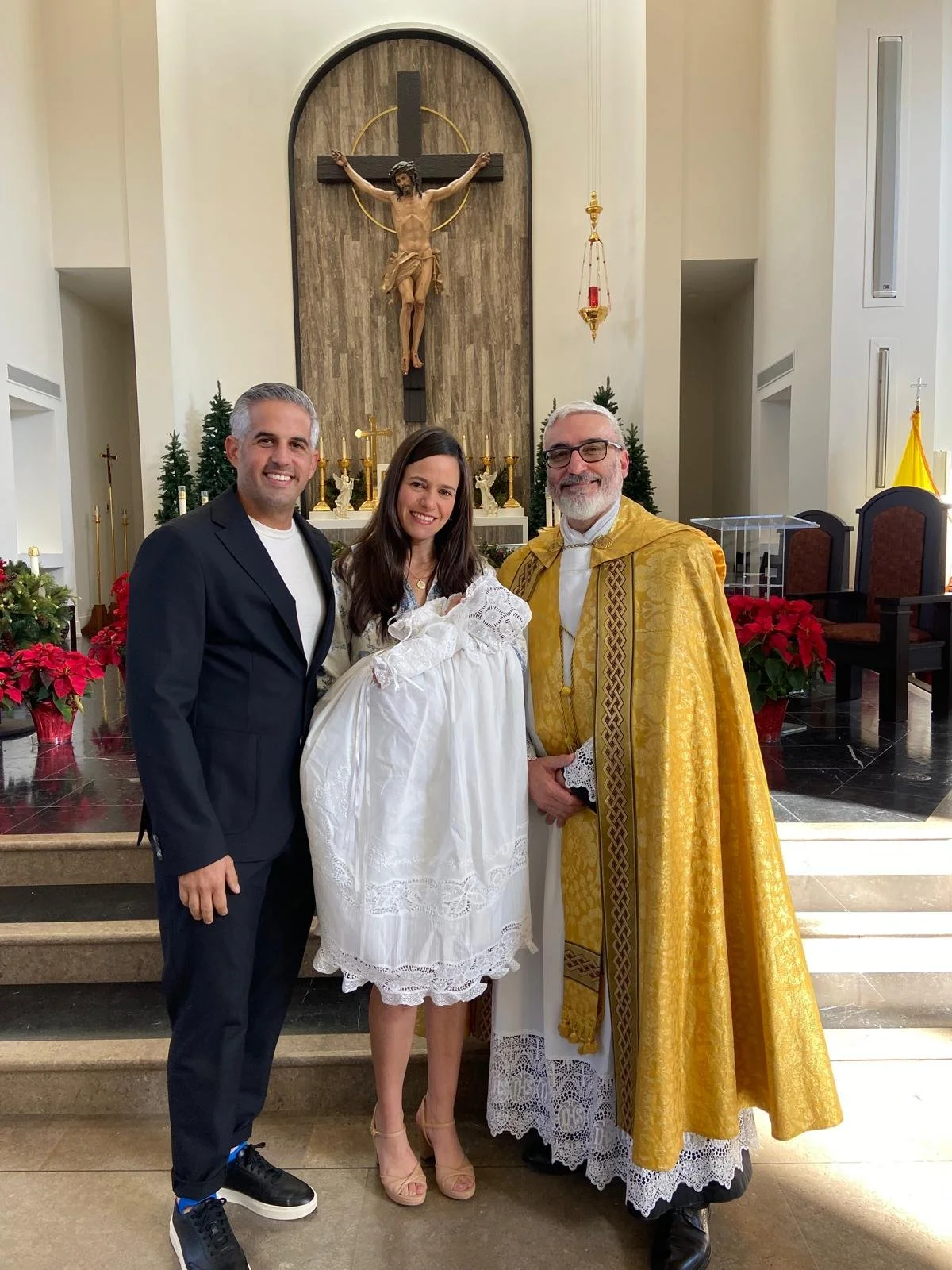 Holy Baptism of Elisa Elena Mazzetta-Tovar — St. Agnes Catholic Parish