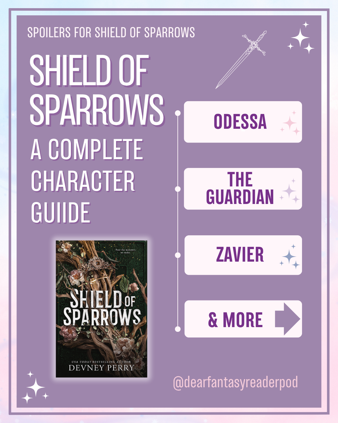 Shield of Sparrows Book Guide | Devney Perry — Dear Fantasy Reader