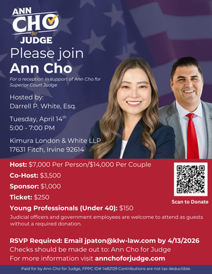 Ann Cho for Judge