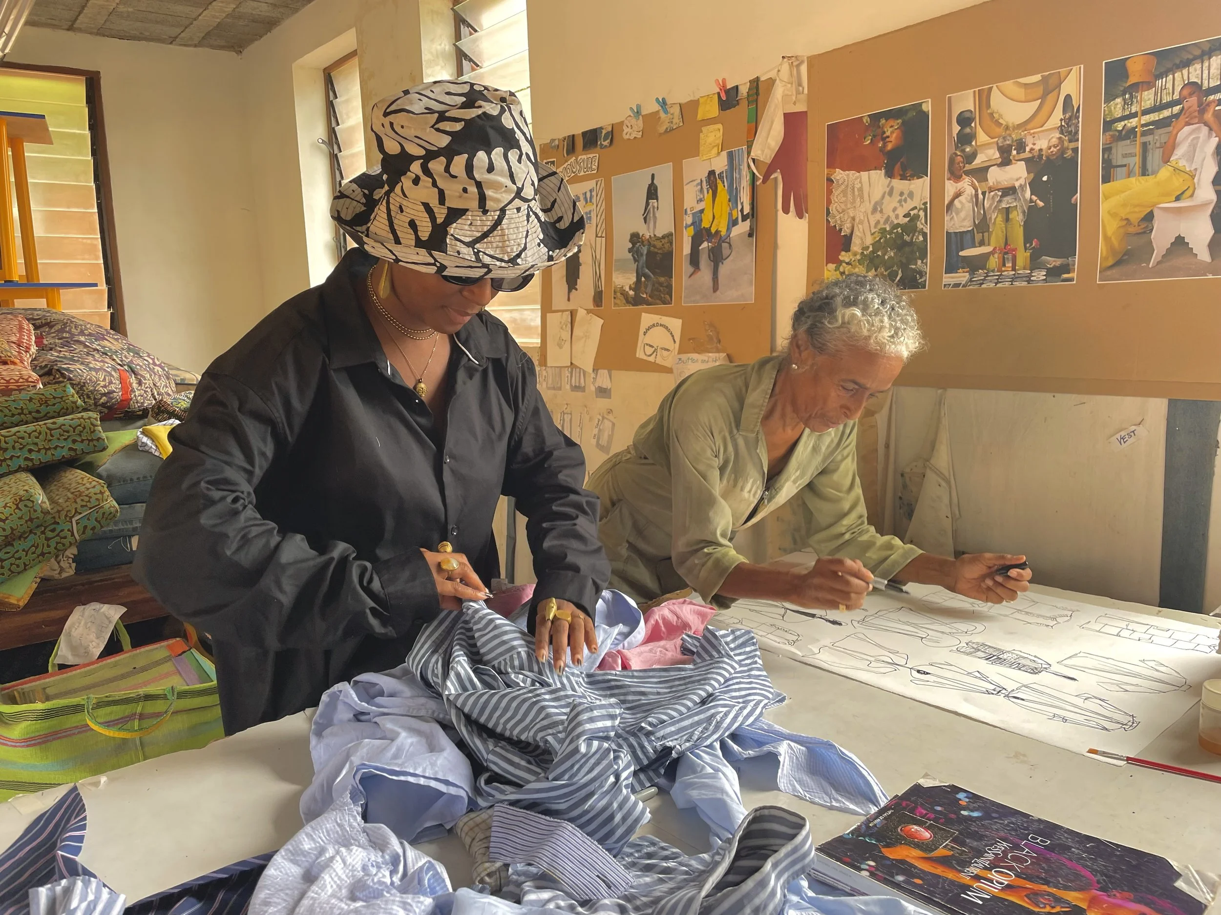 2 week textiles course in Ghana, learn how to design with used textiles ...