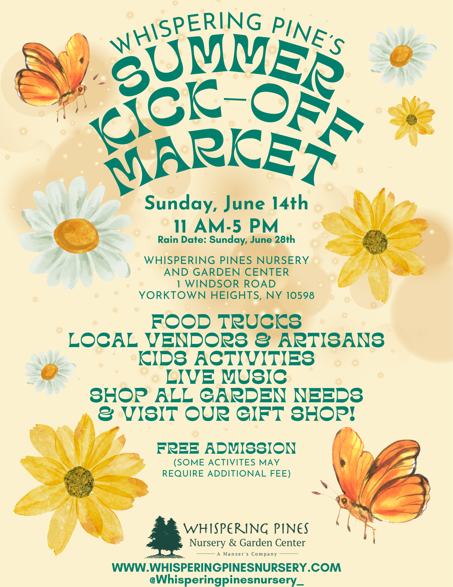 Summer Kick-Off Market — Whispering Pines Nursery & Garden Center