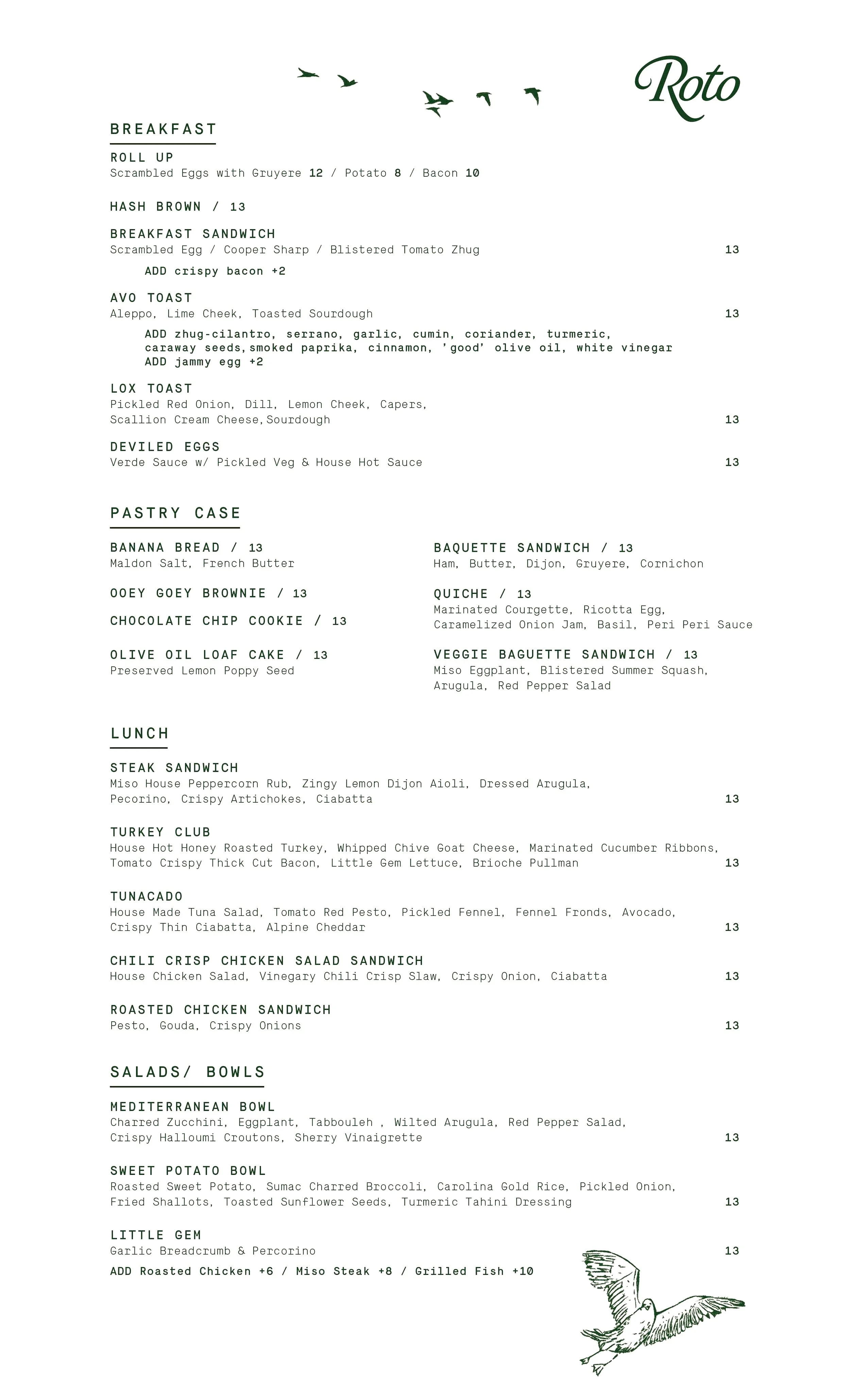 menu — Roto All Day