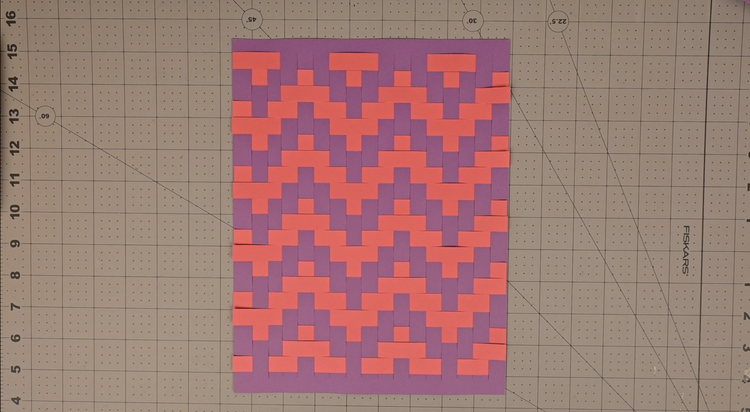 Zigzag Paper Weave — create within reach