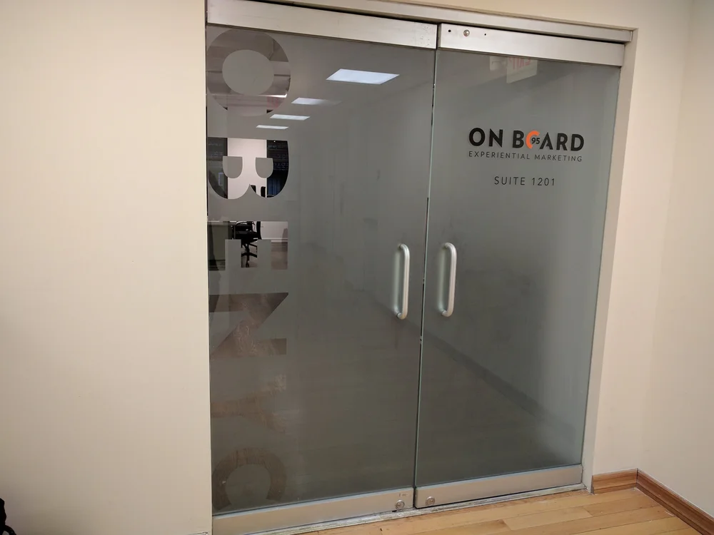 Etched Glass | Window Frosting | Privacy Film Distraction Markings ...