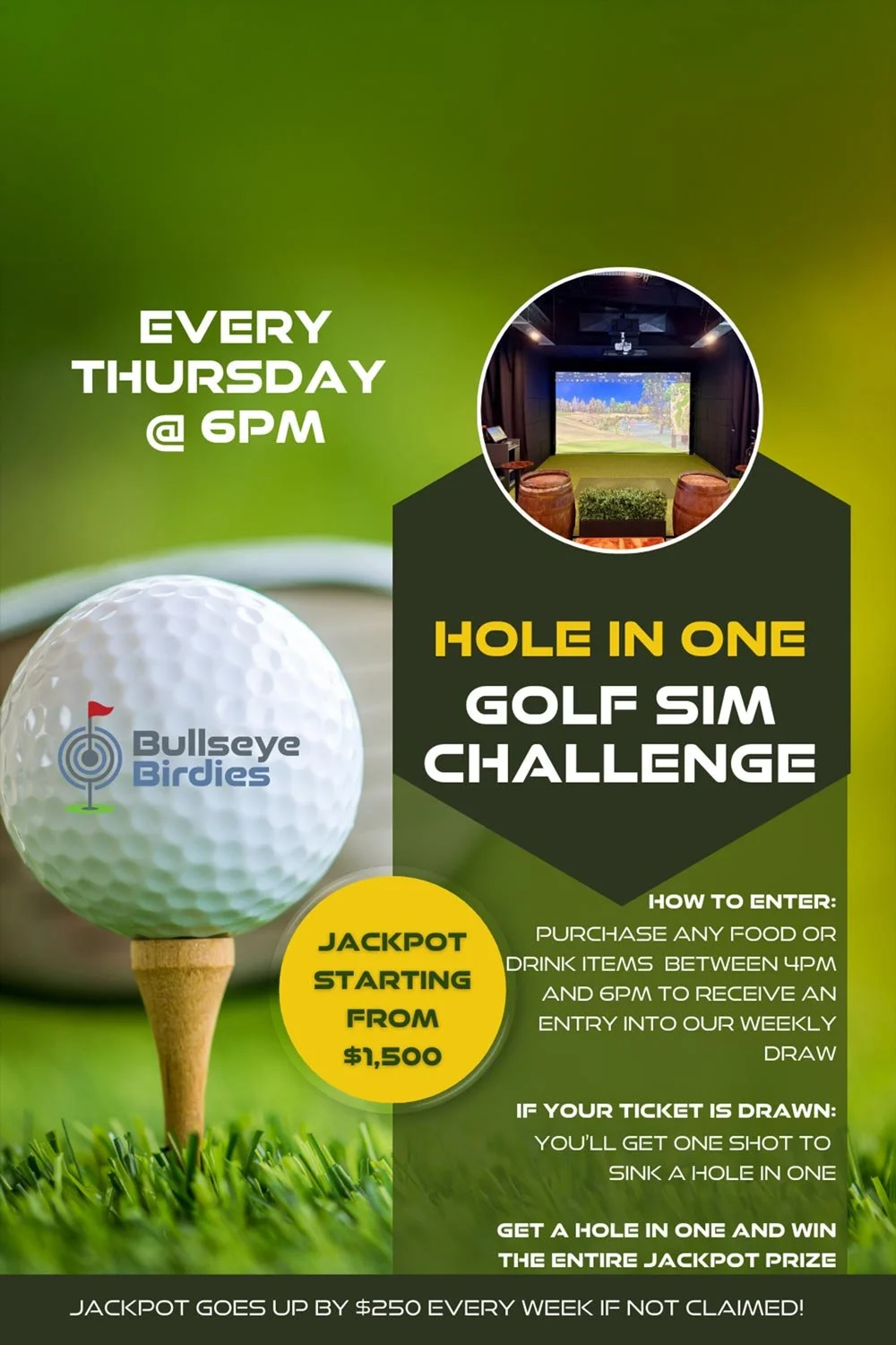 Bullseye Birdies • The ultimate Sports Bar for all ages!
