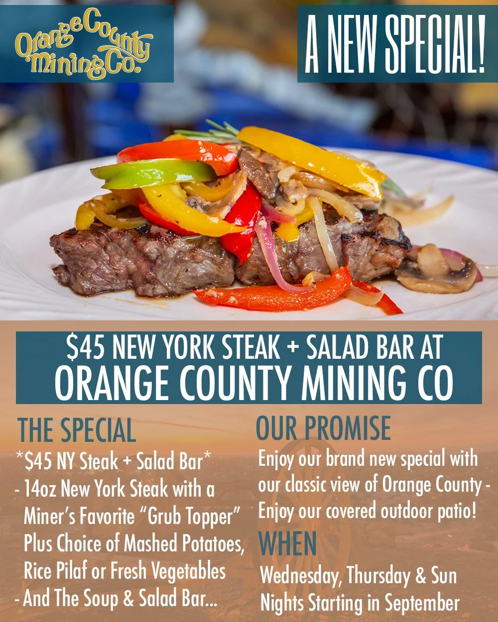 Orange County Mining Co. | Restaurant & Sunday Brunch | Events Center ...