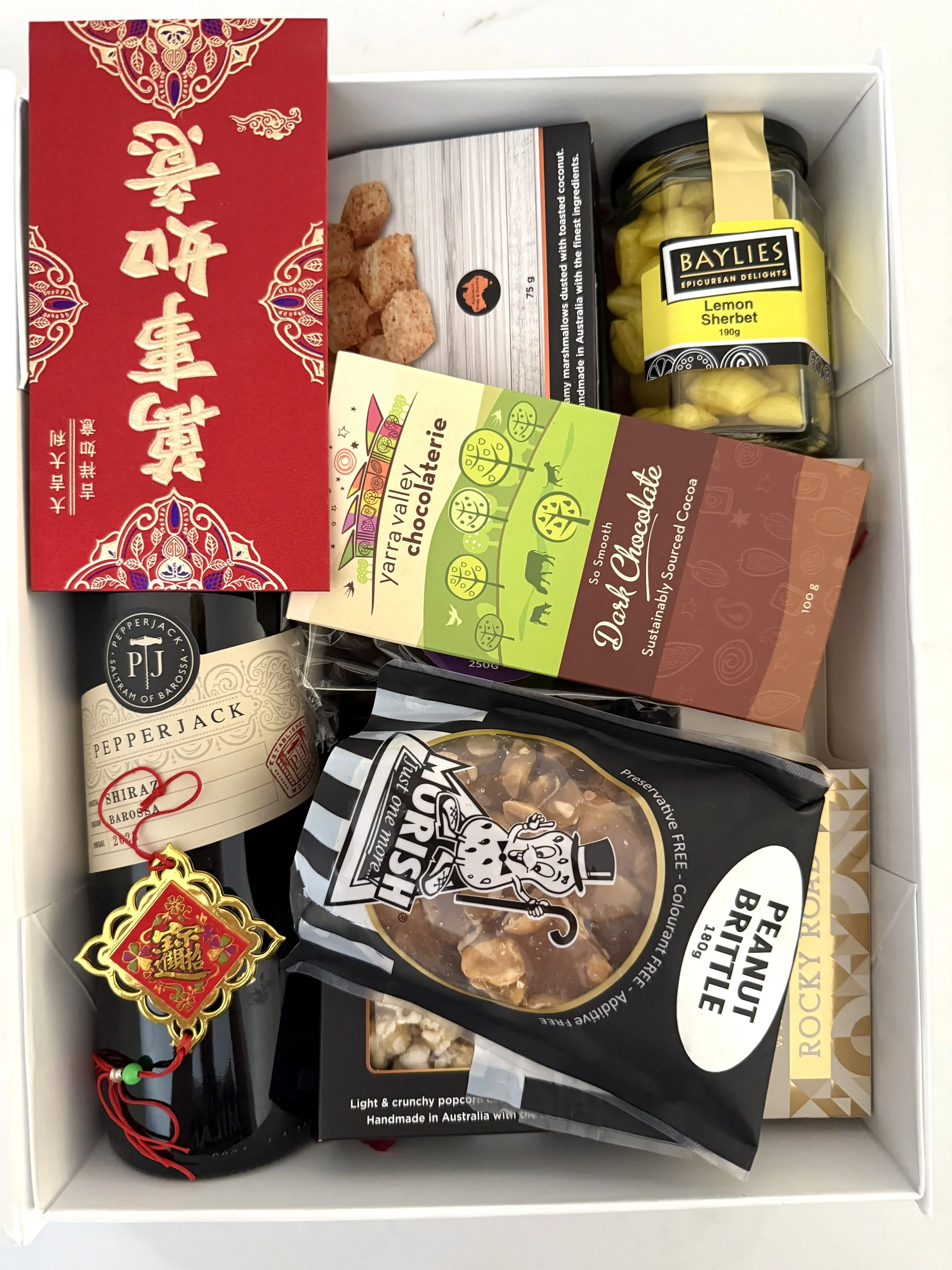 Abundance & Blessings Lunar New Year Hamper — Box Full Gifts and Hamper