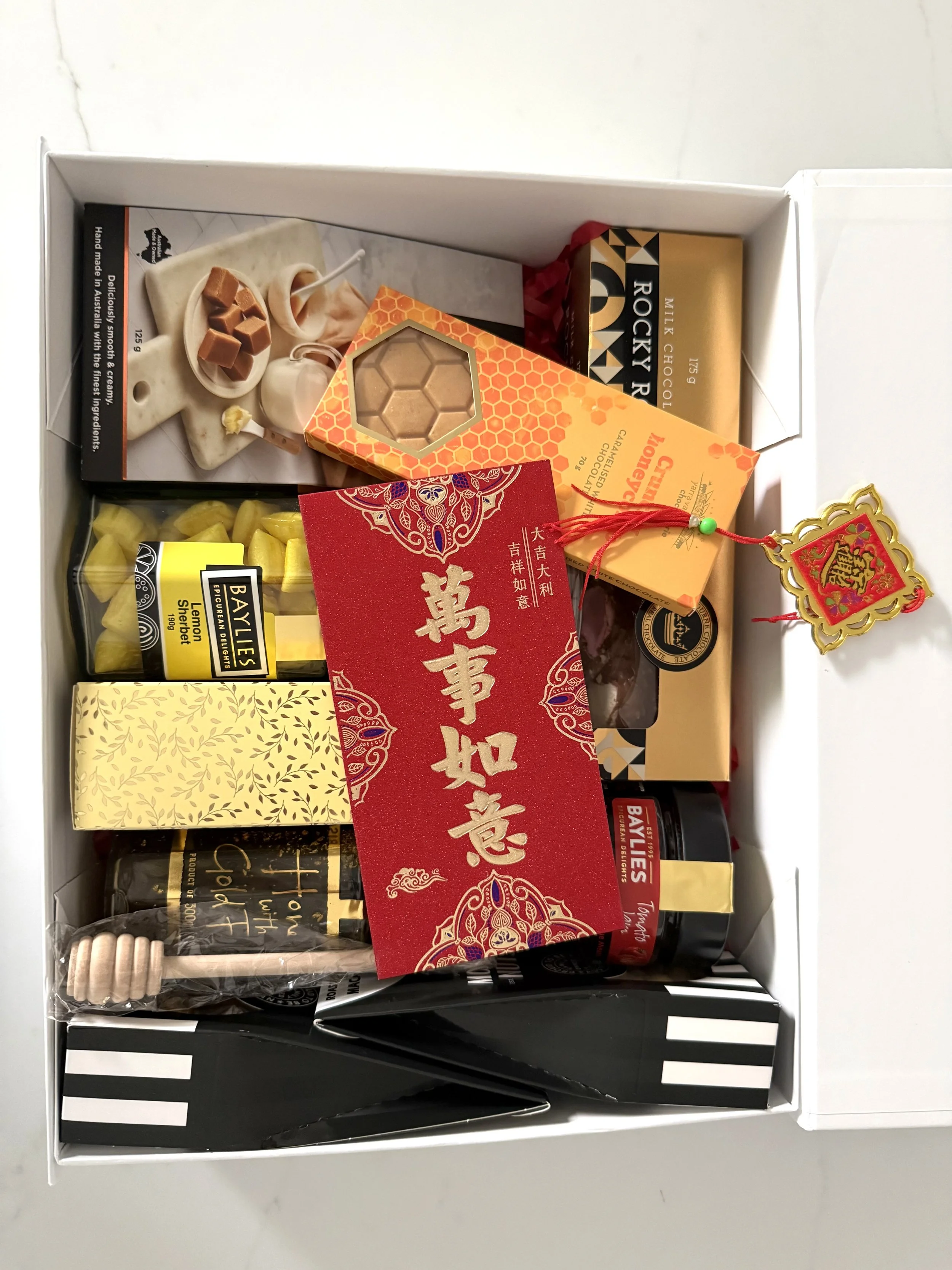 Golden Fortune Chinese New Year Hamper — Box Full Gifts and Hamper