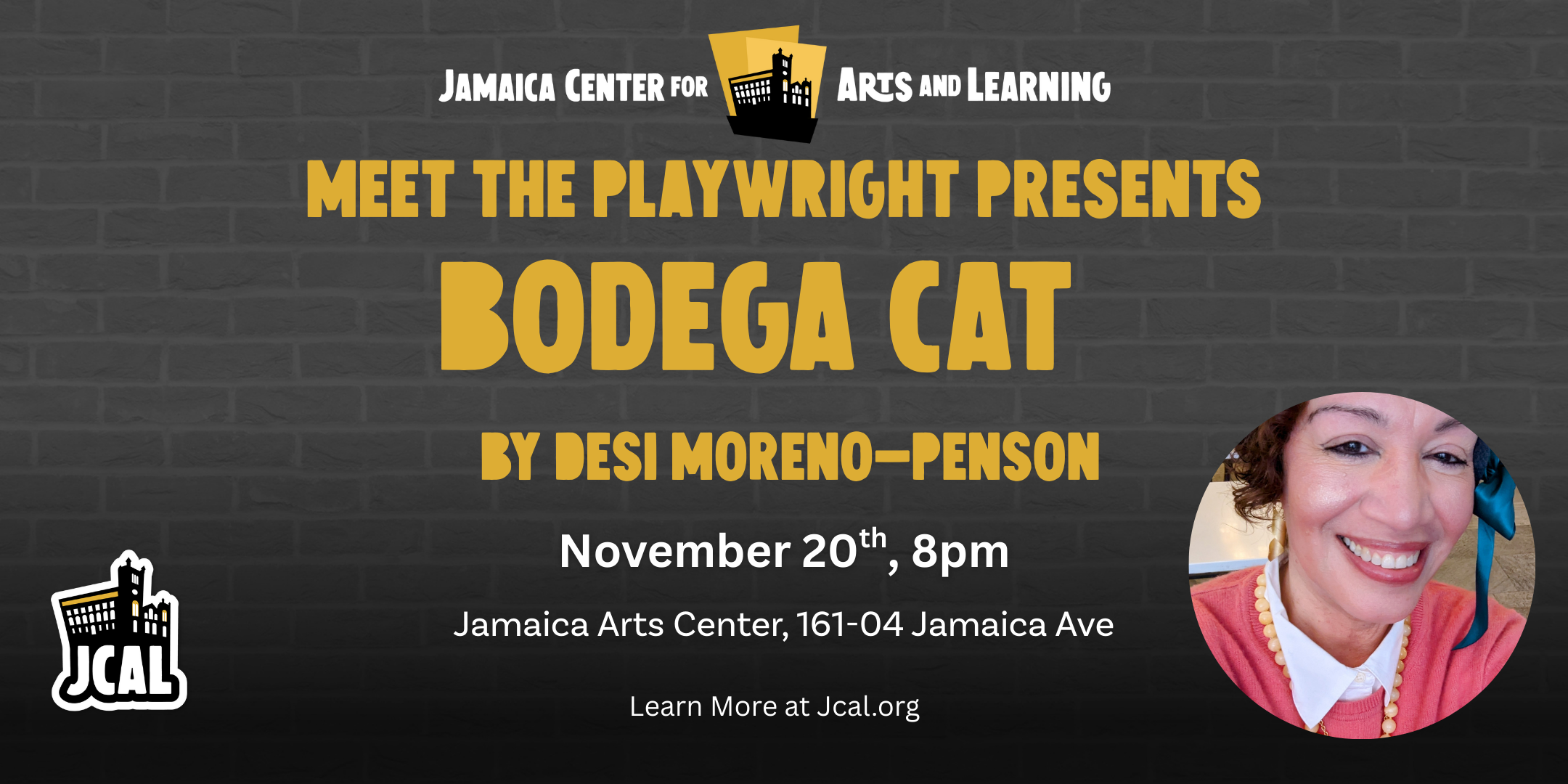 JCAL Fall Lineup is Here! More Details Inside — Jamaica Center for Arts ...