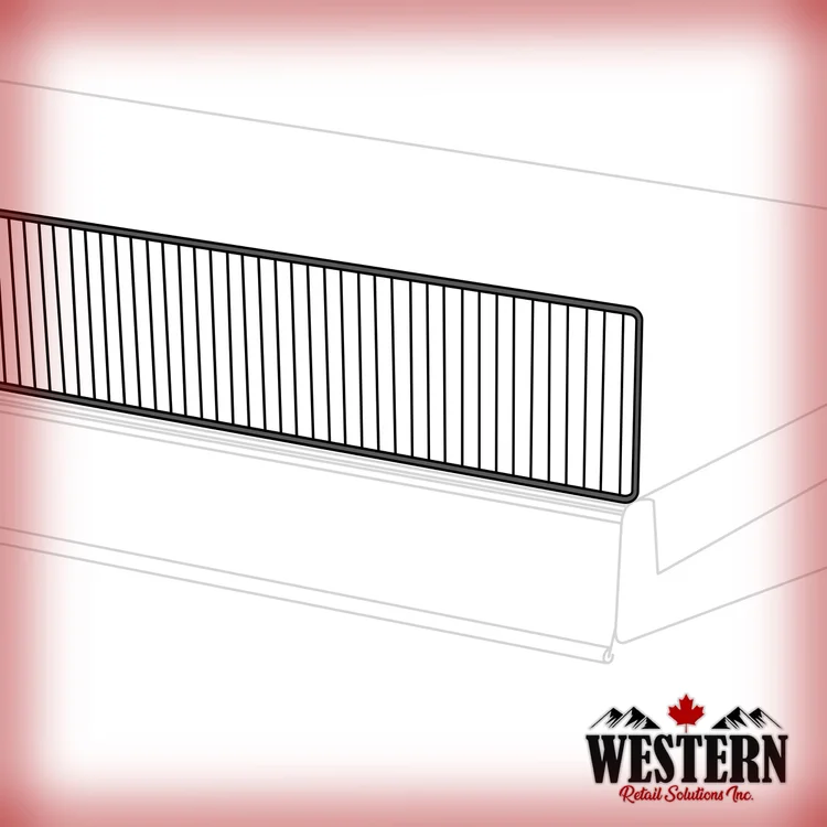 Shelf Front for Gondola Shelf — Western Retail Solutions