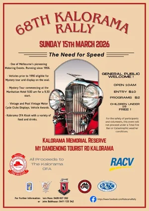 68th Kalorama Rally — AOMC