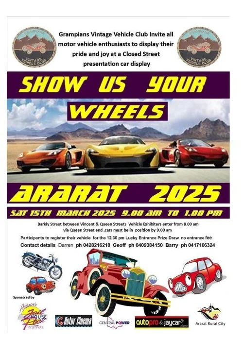 Show Us Your Wheels - Ararat — AOMC