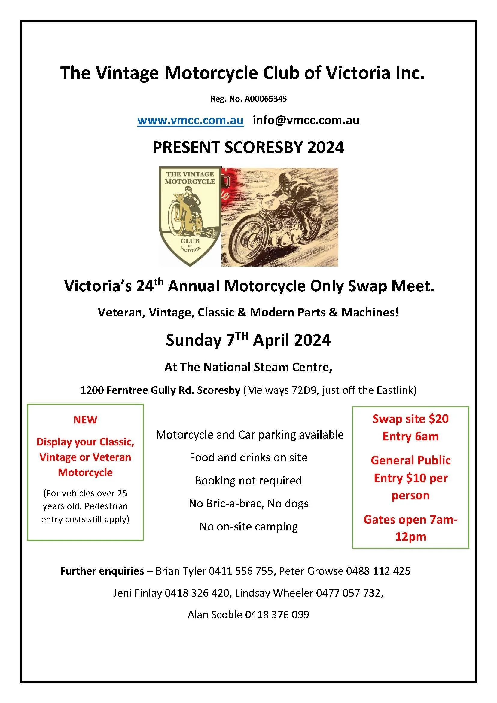 Motorcycle Only Swap Meet — AOMC