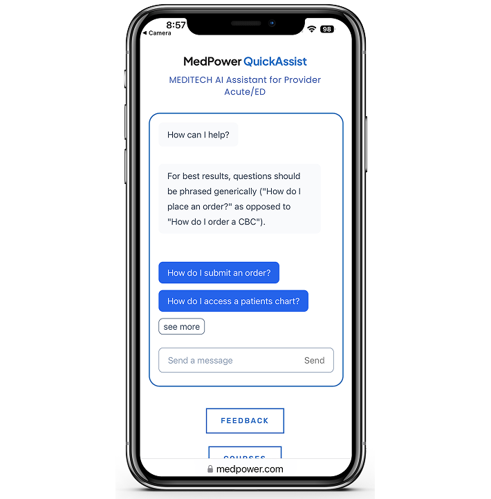 MEDITECH Expanse — MedPower