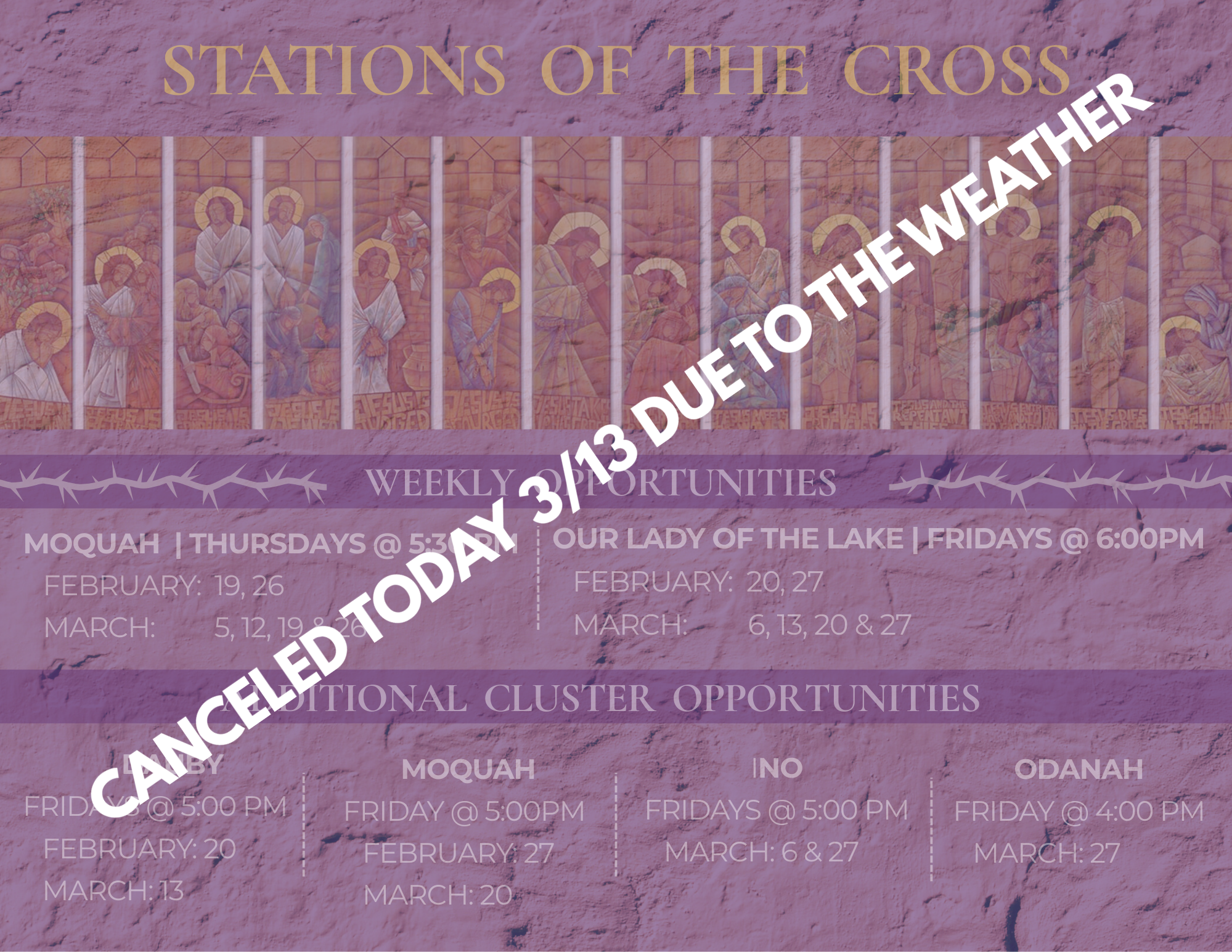 Stations of the Cross - Moquah, Dauby & Ashland — Our Lady of the Lake ...